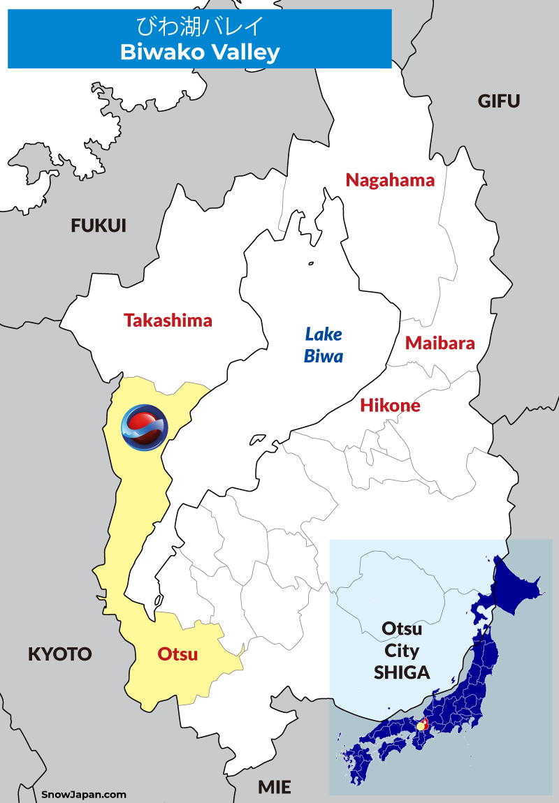 Lake Biwa Map