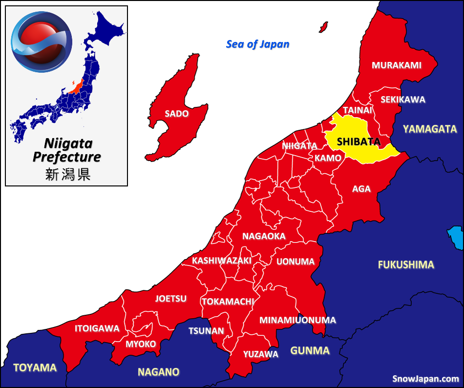 Ski & snowboard resorts in Shibata City, Niigata, Japan | SnowJapan