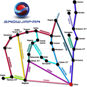 SnowJapan Maps| Ski and snowboard resort travel maps | SnowJapan