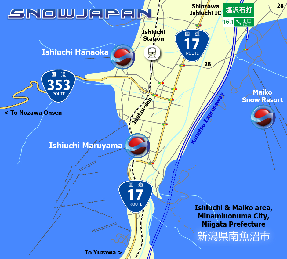 Ishiuchi & Maiko Map | Minamiuonuma City | Niigata Prefecture | Town ...